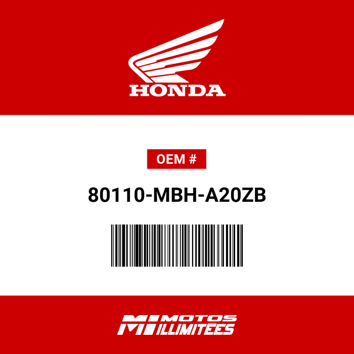 Honda Fender Rear (TYPE12) - 80110-MBH-A20ZB | FortNine Canada