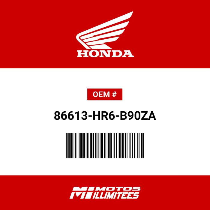 Honda Stripe Right Front Fender (TYPE1) - 86613-HR6-B90ZA | FortNine Canada