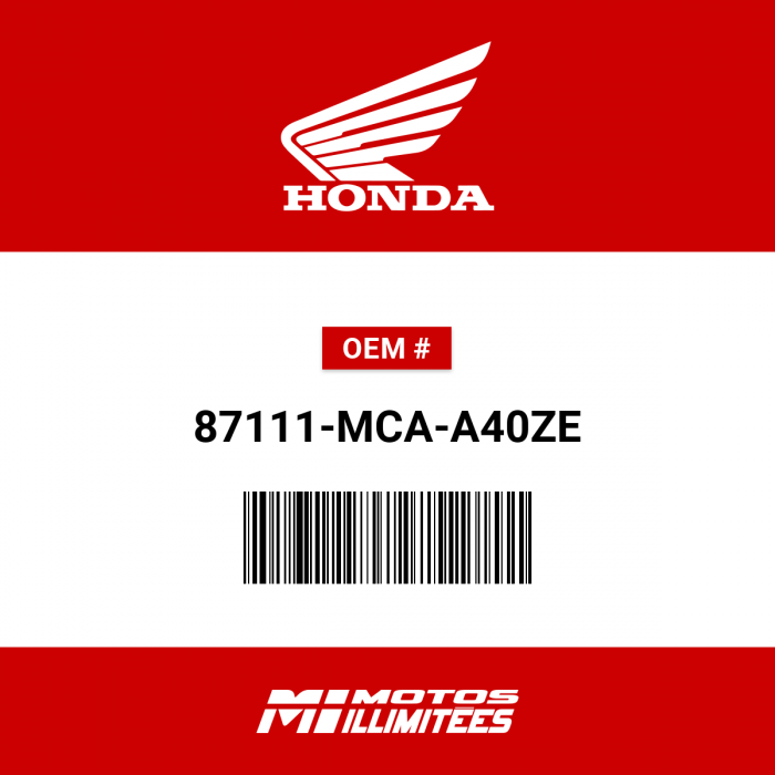 Honda Emblem Rear Trunk (TYPE5) (Honda) - 87111-MCA-A40ZE | FortNine Canada