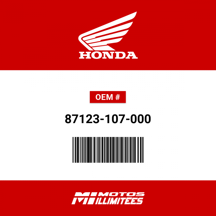 Honda Emblem B Fuel Tank - 87123-107-000 | FortNine Canada