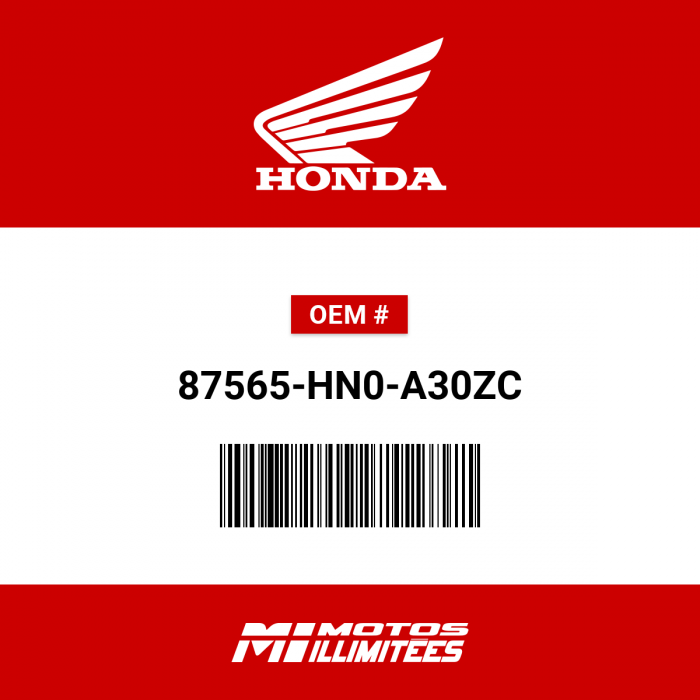 Honda Label Color (Y151) (TYPE6) Label Color (G152) (TYPE2) - 87565-HN0 ...