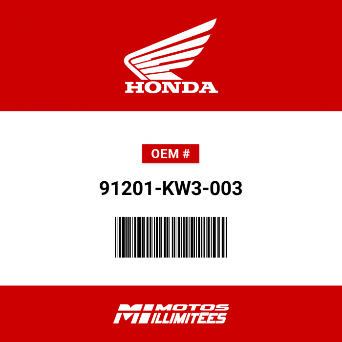 Honda Oil Seal (21.5X36X8) - 91201-KW3-003 | FortNine Canada