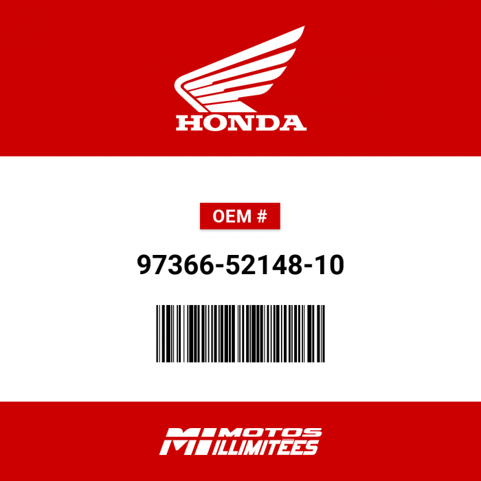 Honda Spoke B (9X154) - 97366-52148-10 | FortNine Canada