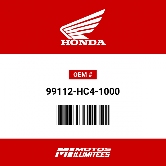 Honda Jet Main (#100) - 99112-HC4-1000 | FortNine Canada