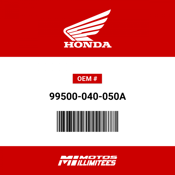 Honda Screw Hollow PAN (4X5) - 99500-040-050A | FortNine