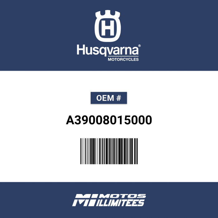 Husqvarna License Plate Holder Support EU - A39008015000 | FortNine Canada