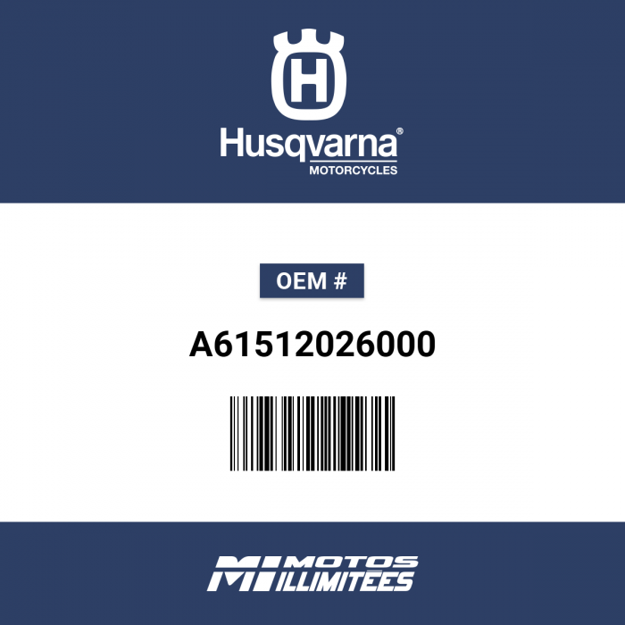 Husqvarna Blank Key - A61512026000 | FortNine Canada