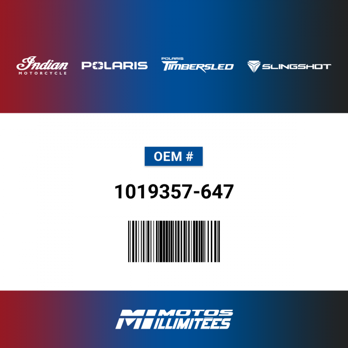 Polaris / Indian Weld-Trailing Arm Right Orange Burst - 1019357-647 ...