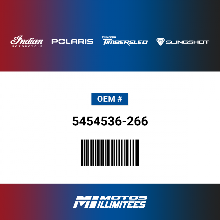 Polaris / Indian Airbox Cover Left - 5454536-266 | FortNine Canada