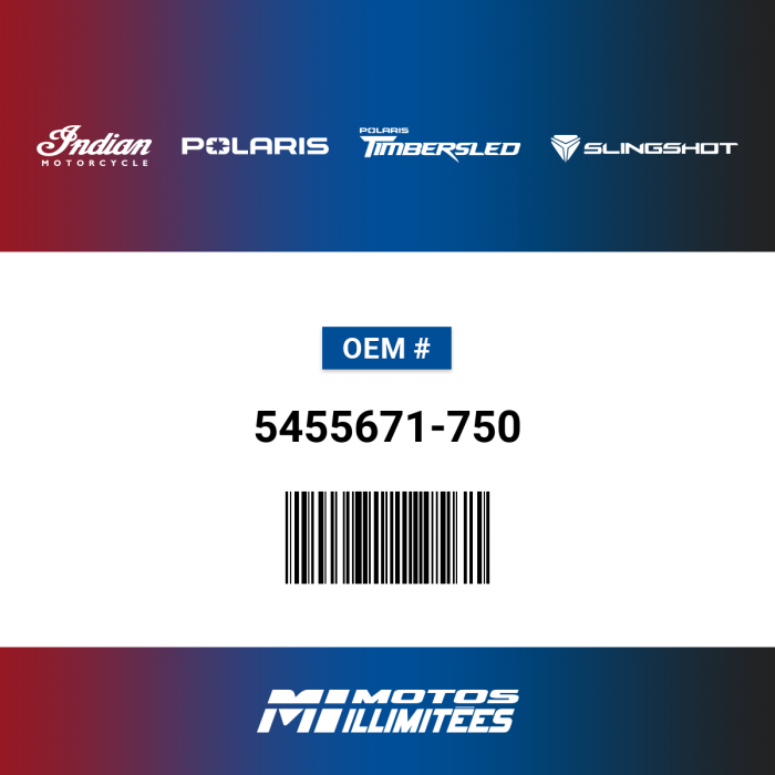 Polaris / Indian Cover-Side Upper Left Orange - 5455671-750 | FortNine ...