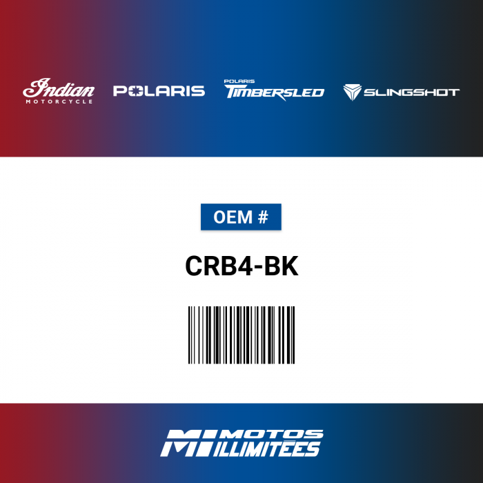 Polaris / Indian Rasmussen Perf. 4" Handlebar Riser Block - CRB4-BK ...