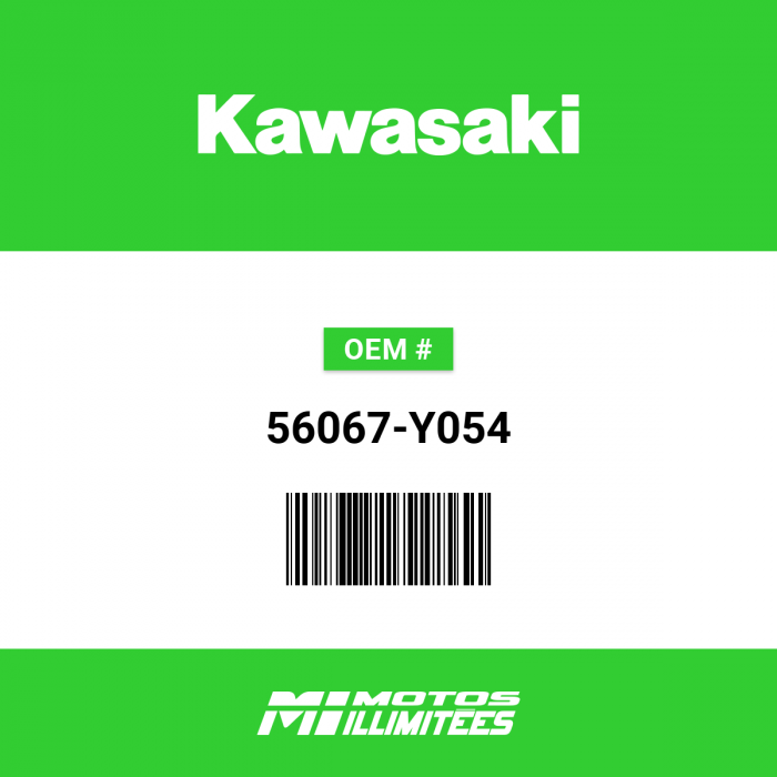 Kawasaki Pattern Front Fender, FR, R - 56067-Y054 | FortNine Canada