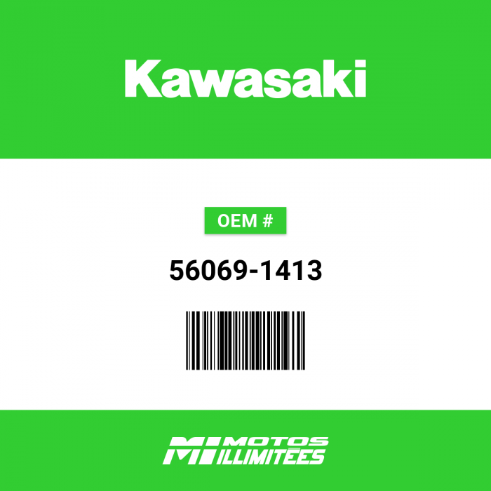 Kawasaki Pattern Hull Right Hand - 56069-1413 | FortNine Canada
