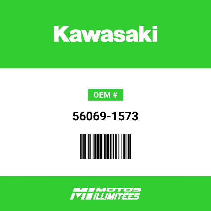 Kawasaki Pattern Number Plate - 56069-1573 | FortNine Canada