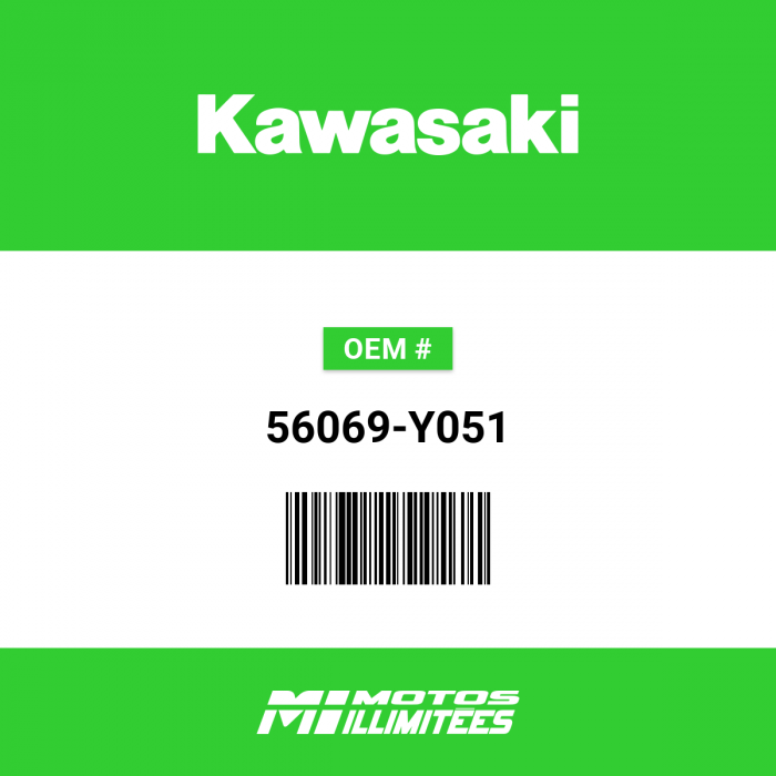 Kawasaki Pattern Front Fender, LH - 56069-Y051 | FortNine Canada