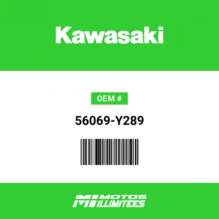 Kawasaki Pattern Side Cover Right Hand - 56069-Y289 | FortNine Canada