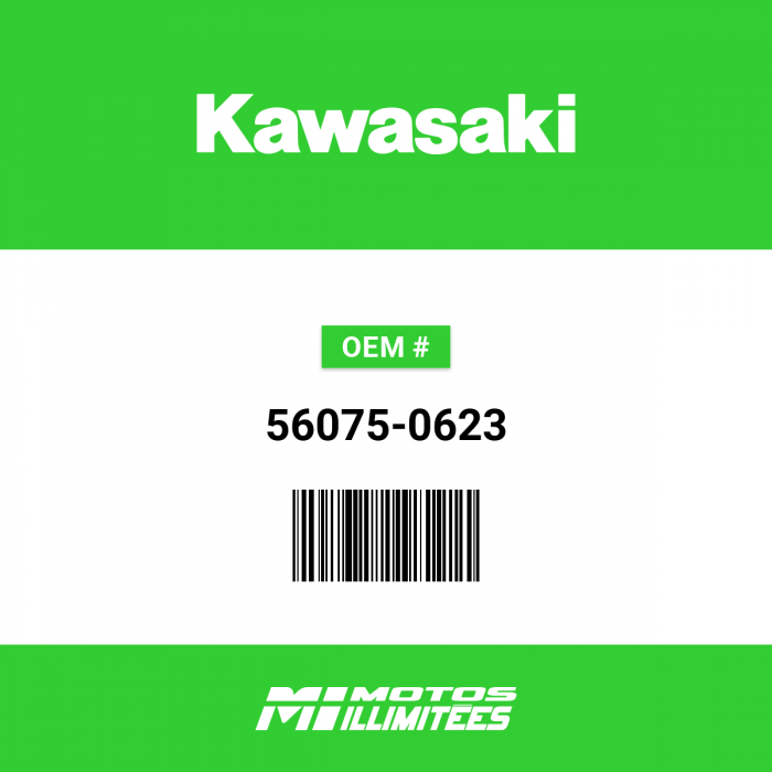 Kawasaki Pattern Rear Fender Right Hand - 56075-0623 | FortNine