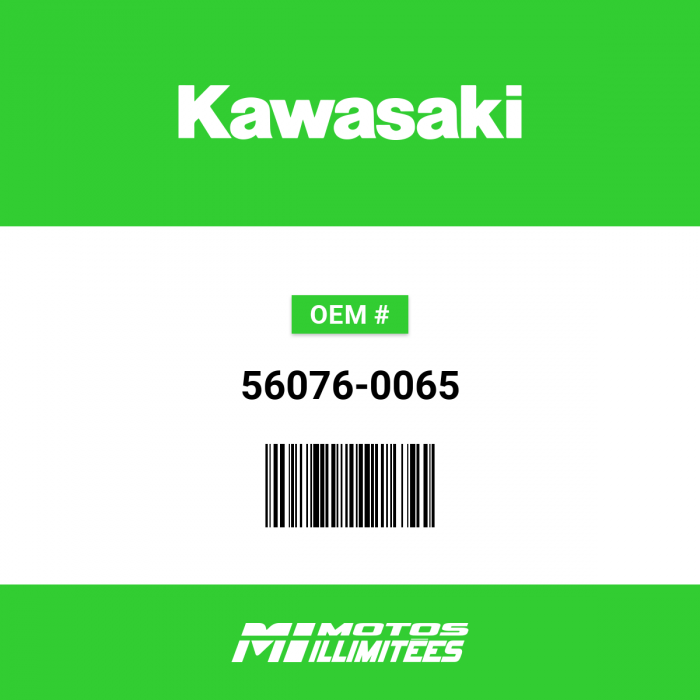 Kawasaki Pattern Deck Left Hand Rear Lower - 56076-0065 | FortNine Canada