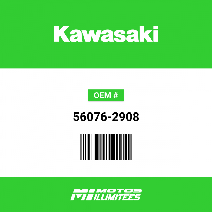 Kawasaki Pattern Fuel Tank Right Hand - 56076-2908 | FortNine Canada