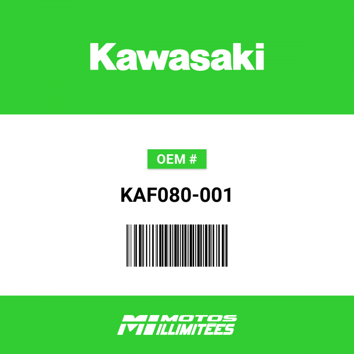 Kawasaki KQR Fixed Polycarbonate W - KAF080-001 | FortNine
