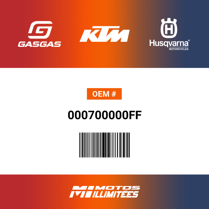 KTM Spare Connector FF 1-Pin - 000700000FF | FortNine Canada