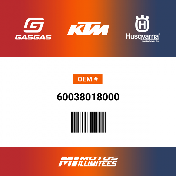 KTM Gasket for Oil Filter Hnbr 03 - 60038018000 | FortNine Canada