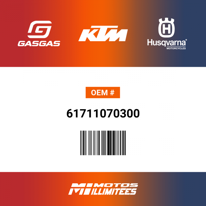 KTM Left-Hand Combination Steering Switch - 61711070300 | FortNine Canada