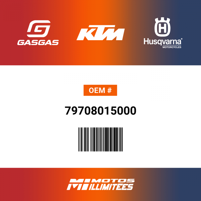 KTM License Plate Holder - 79708015000 | FortNine Canada