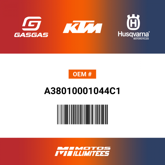 KTM Rear Wheel Complete 5.00 x 17" - A38010001044C1 | FortNine Canada