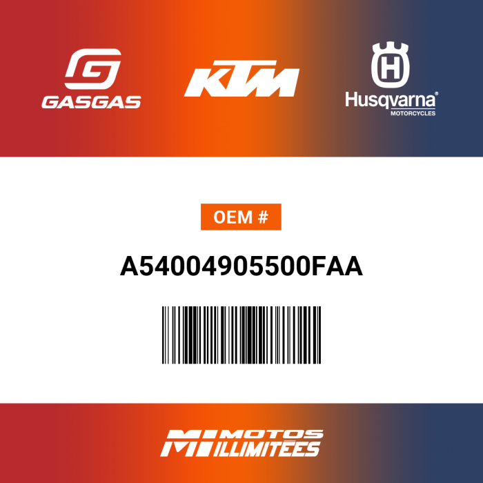 KTM Preload Adjuster - A54004905500FAA | FortNine Canada