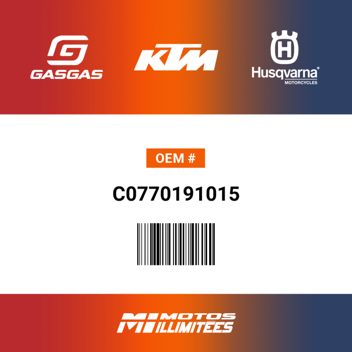 KTM O-Ring 19x3 NBR - C0770191015 | FortNine Canada