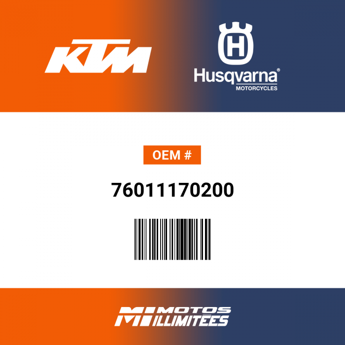 KTM Combination Switch - 76011170200 | FortNine Canada