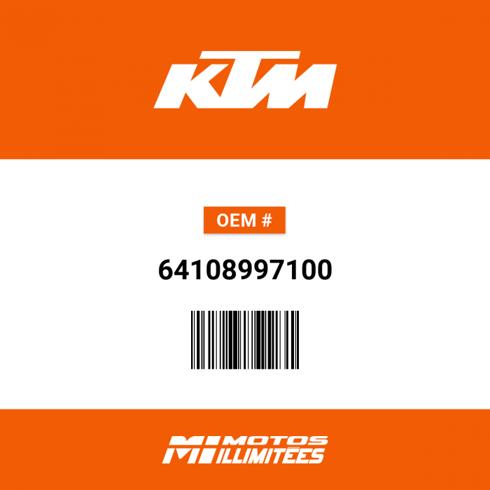 KTM Fuel Tank Protection Sticker - 64108997100 | FortNine Canada