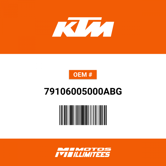KTM Air Filter Cover Left - 79106005000ABG | FortNine Canada