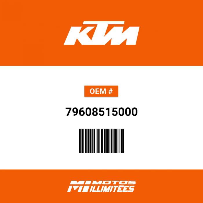 KTM License Plate Holder USA - 79608515000 | FortNine Canada