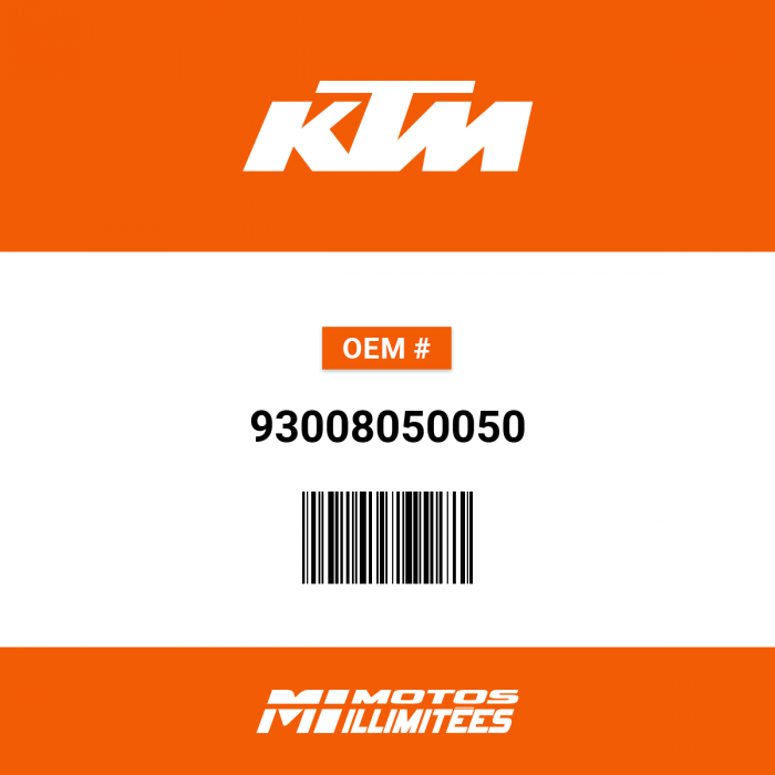KTM Washer 6.2X20X1.5 - 93008050050 | FortNine