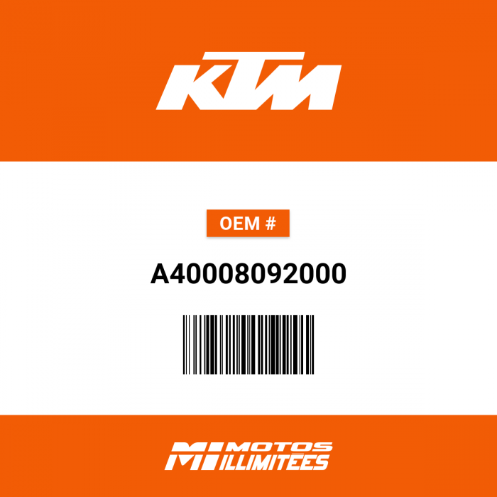 KTM Displacement Sticker Set 50SX 2024 - A40008092000 | FortNine Canada