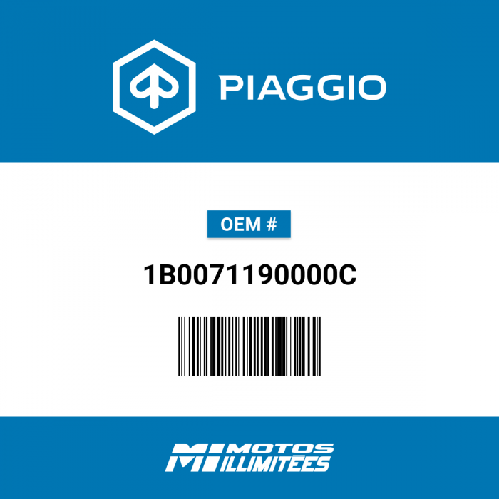 Piaggio Right Frame of Luggage Compartment - 1B0071190000C | FortNine ...