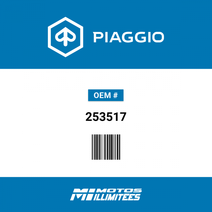 Piaggio Tube - 253517 | FortNine Canada