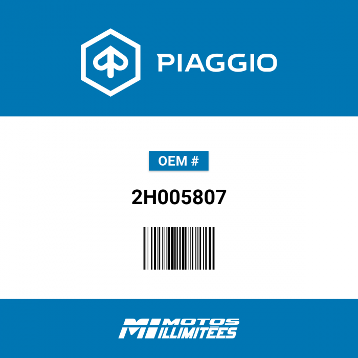 Piaggio Gtv Label - 2H005807 | FortNine Canada