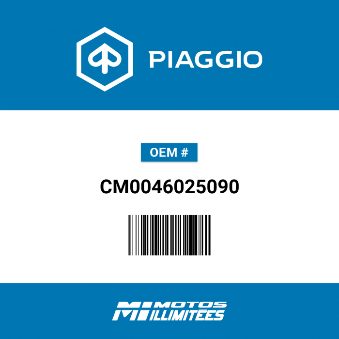 Piaggio Right Hand Side Cover MC3 94 - CM0046025090 | FortNine Canada