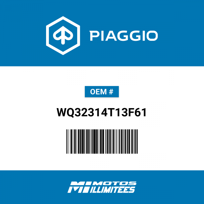 Piaggio Hexagon Flange Nut - WQ32314T13F61 | FortNine Canada
