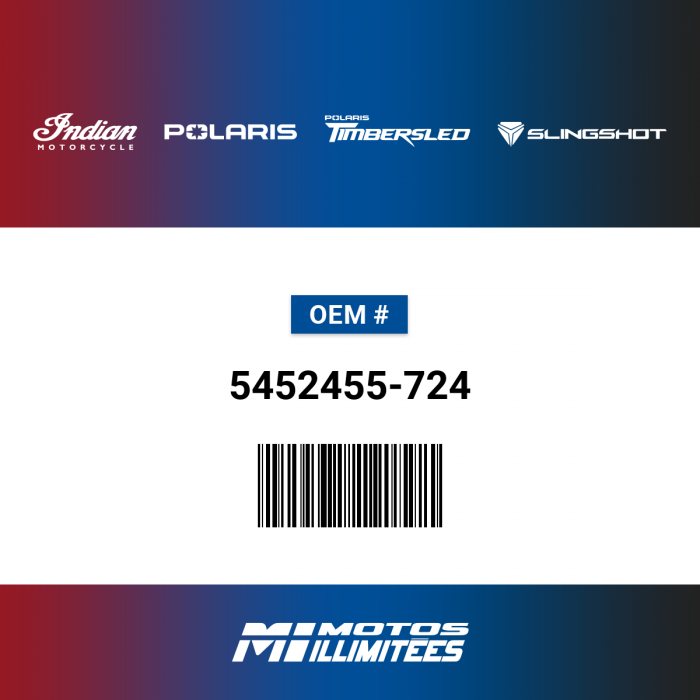 Polaris / Indian Box Panel Left Radar Blue - 5452455-724 | FortNine Canada