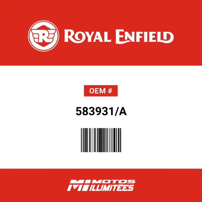 Royal Enfield Sticker Front Mudguard (Chrome Graphite) - 583931/A ...