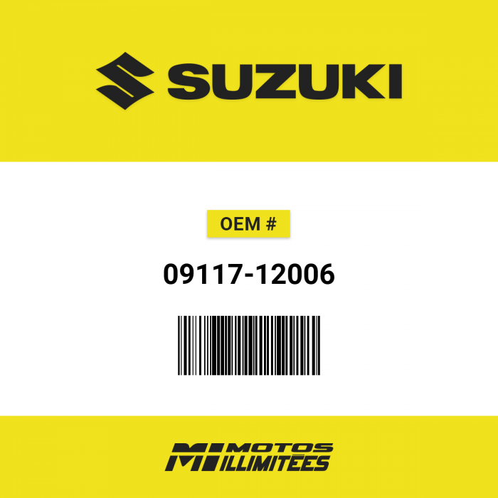 Suzuki Bolt (12X27) - 09117-12006 | FortNine Canada