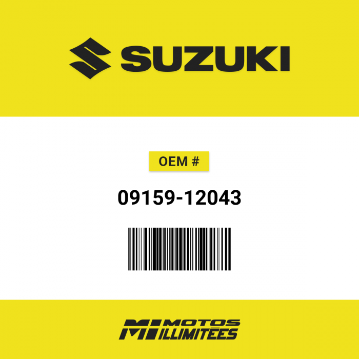 Suzuki Nut - 09159-12043 | FortNine Canada