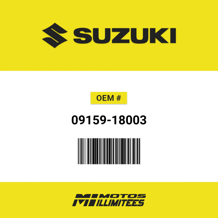 Suzuki Nut - 09159-18003 | FortNine Canada