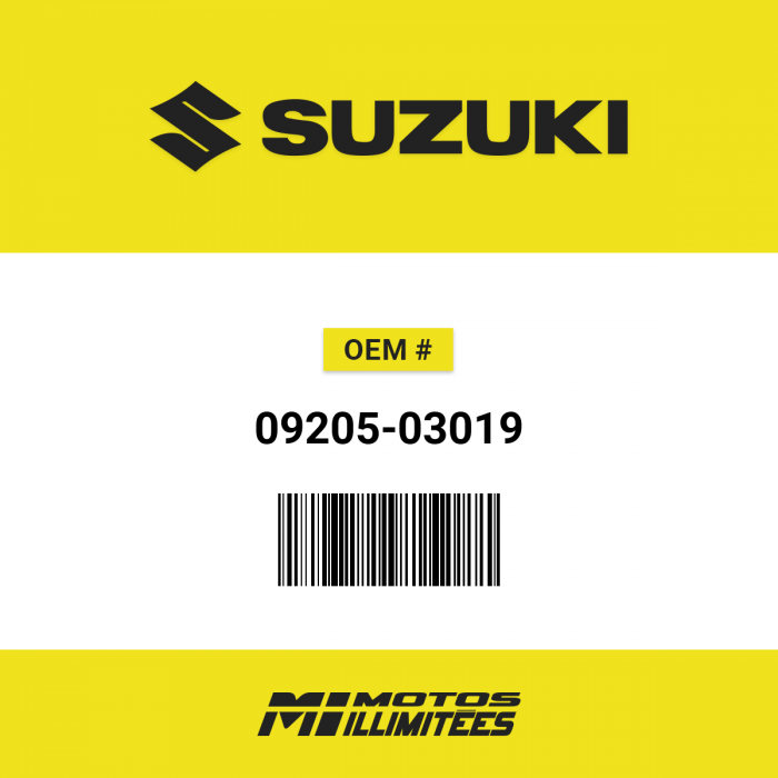 Suzuki Pin, Spring (3X10) - 09205-03019 | FortNine Canada