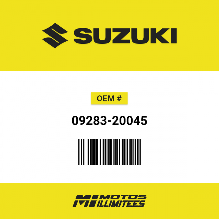 Suzuki Oil Seal Crankshaft - 09283-20045 | FortNine