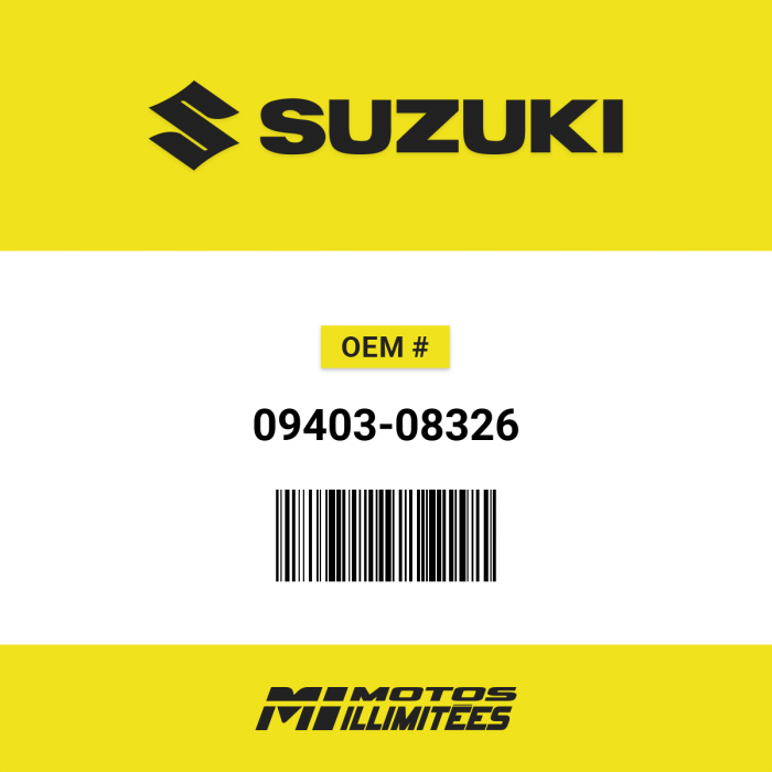 Suzuki Clamp - 09403-08326 | FortNine Canada